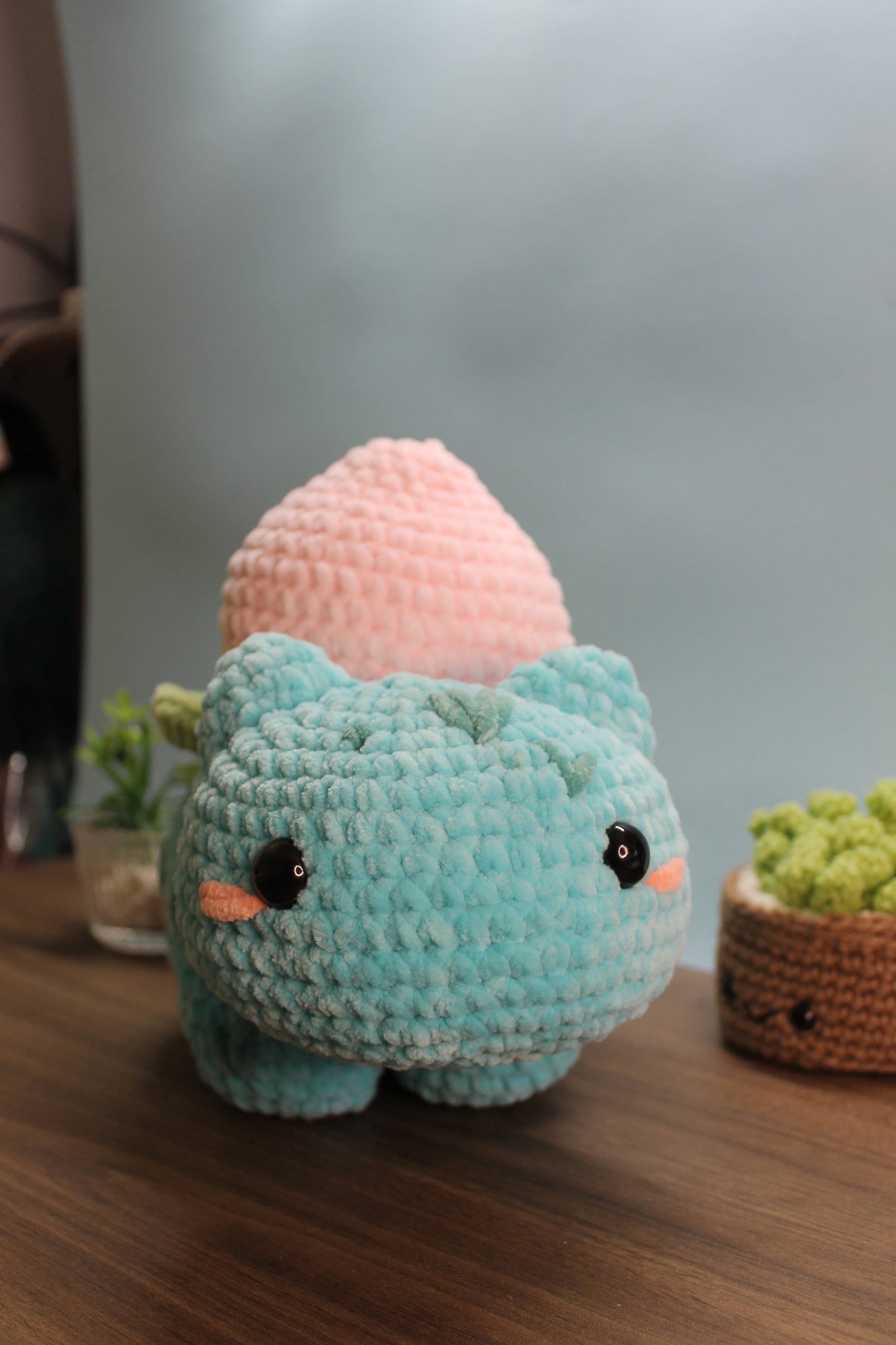 Bulbasaur CUSTOM Crochet Plush Amigurumi - Etsy