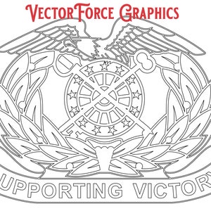 Quartermaster Corps | US Army | SVG | Laser Engraving - Etsy