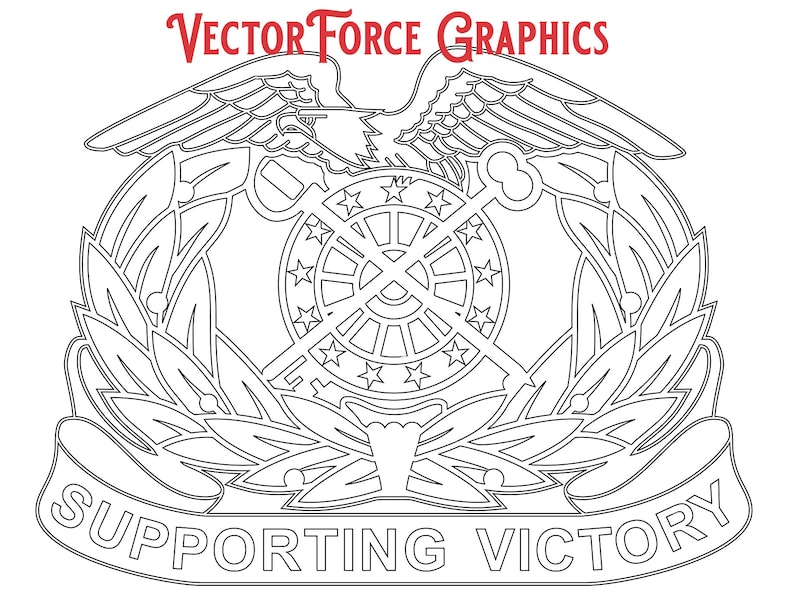 Quartermaster Corps | US Army | SVG | Laser Engraving - Etsy