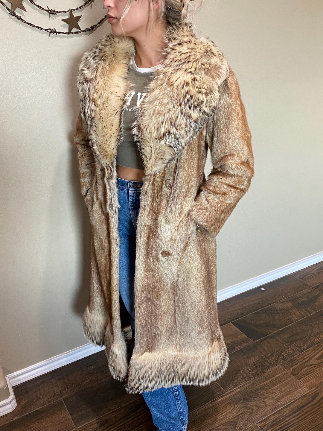 Tanuki Fur Coat, Fur Coat, Vintage Fur, Raccoon Fur Coat - Etsy