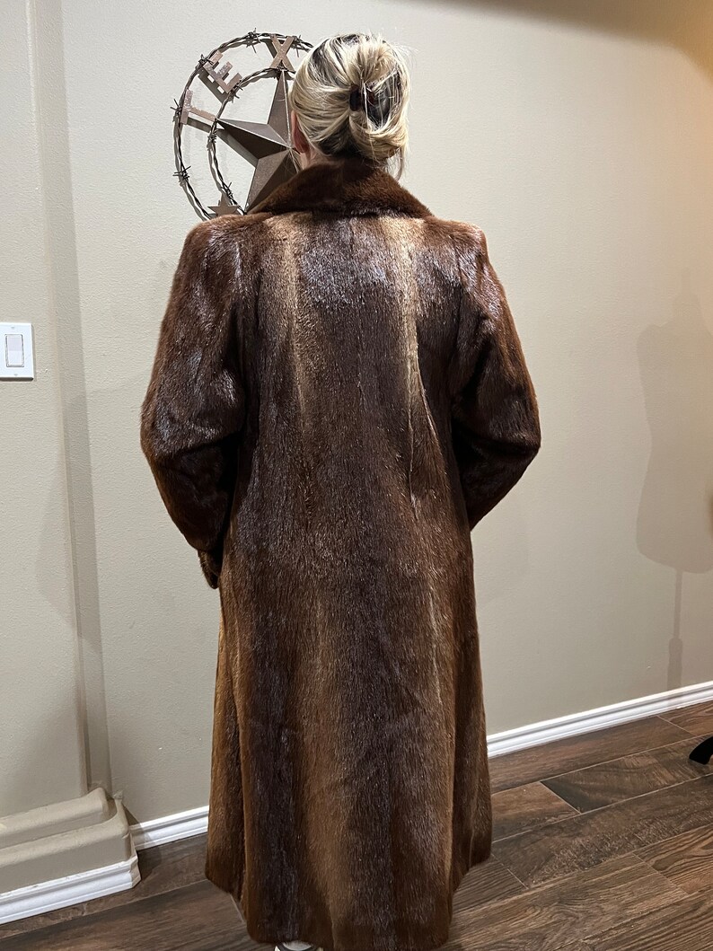 Vintage Beaver Fur Coat, Brown Beaver Fur Coat, Beaver Fur, Vintage Fur Coat, Vintage Beaver Fur ...