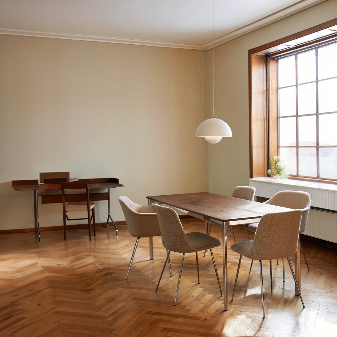 Pure White Flowerpot Verner Panton Inspired Pendant Light - Blanc Round ...