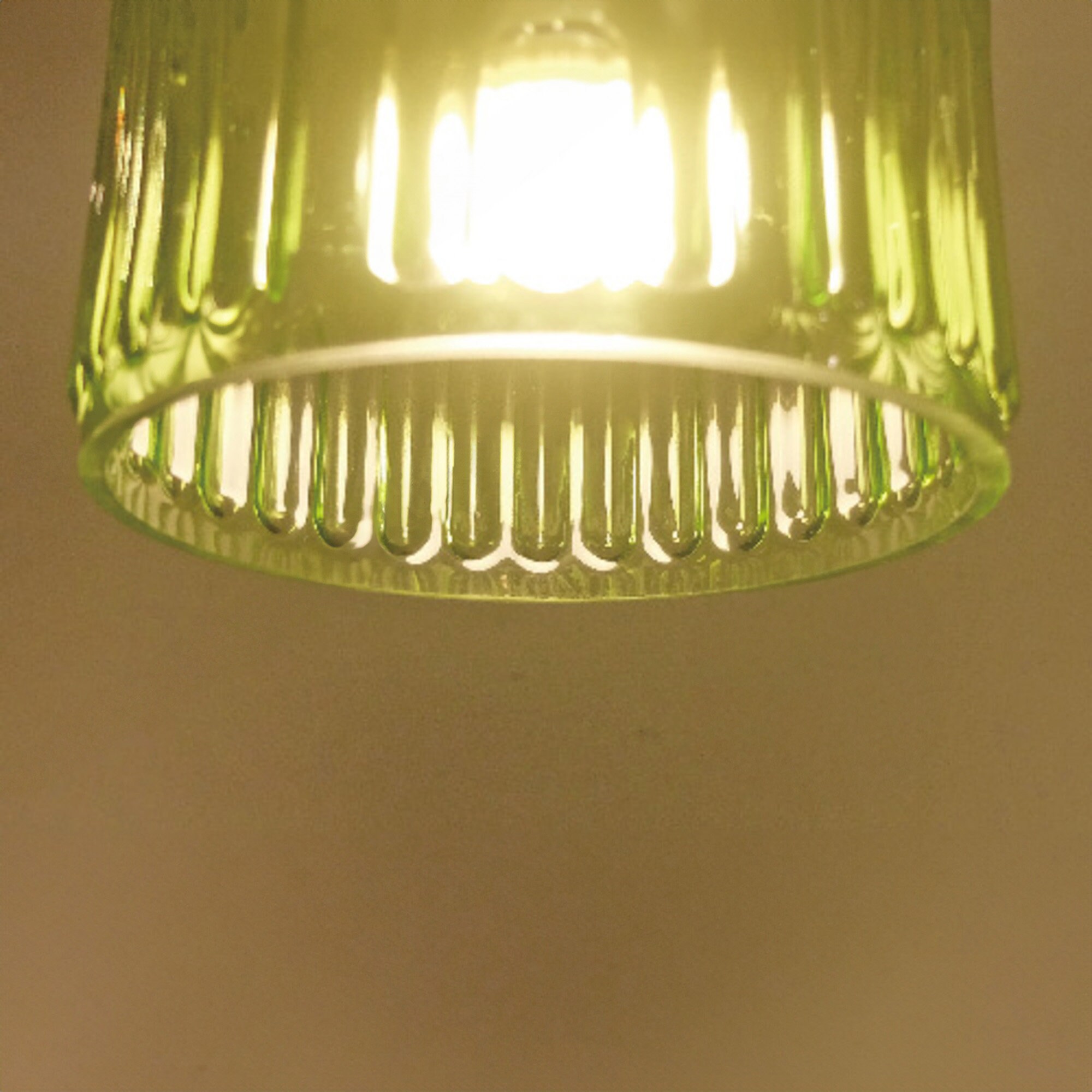 Royal Emerald Bottomless Cyclinder Glass Pendant Light Fixture Gifts ...