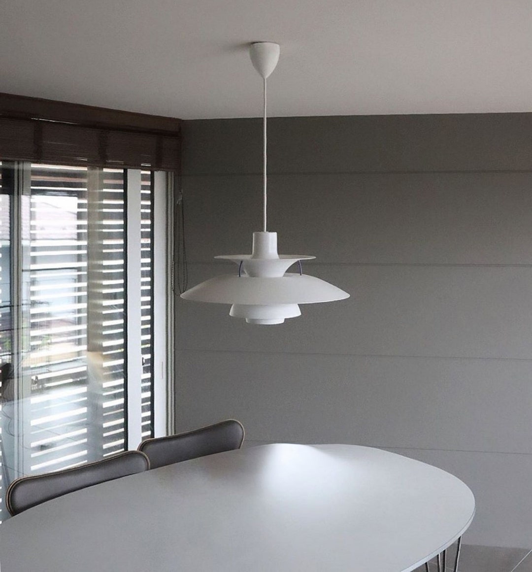 Danish Pure White Pendant Light – Minimalist Scandinavian Design, PH ...
