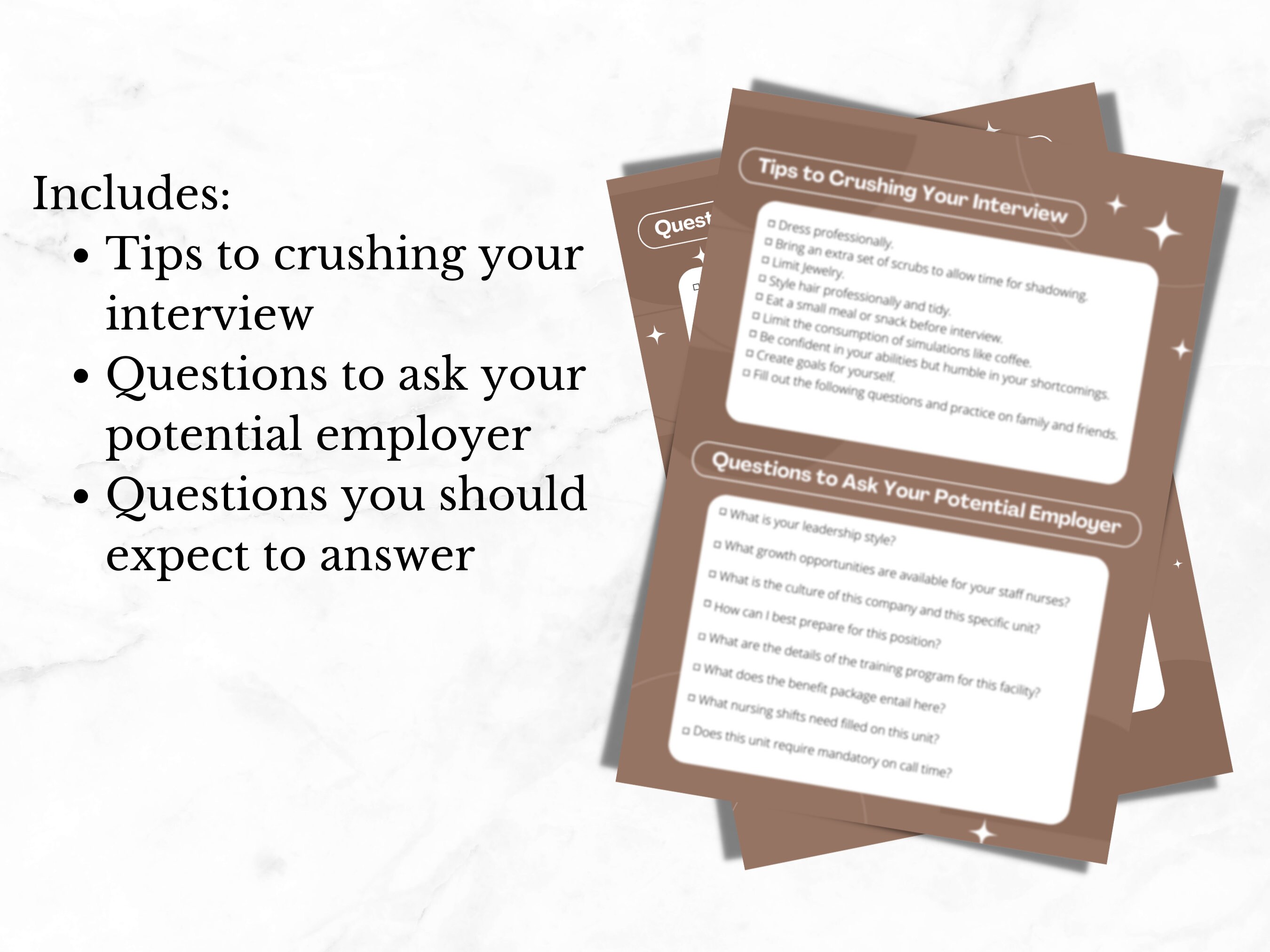 Nurse Interview Review, Interview Questions, Interview Study Guide, Job ...