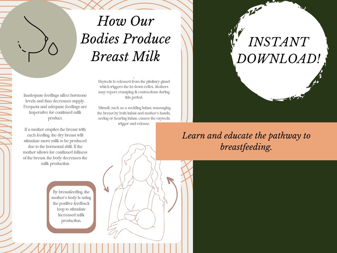 Printable Breastfeeding Guide Breastfeeding Tips Pregnancy - Etsy