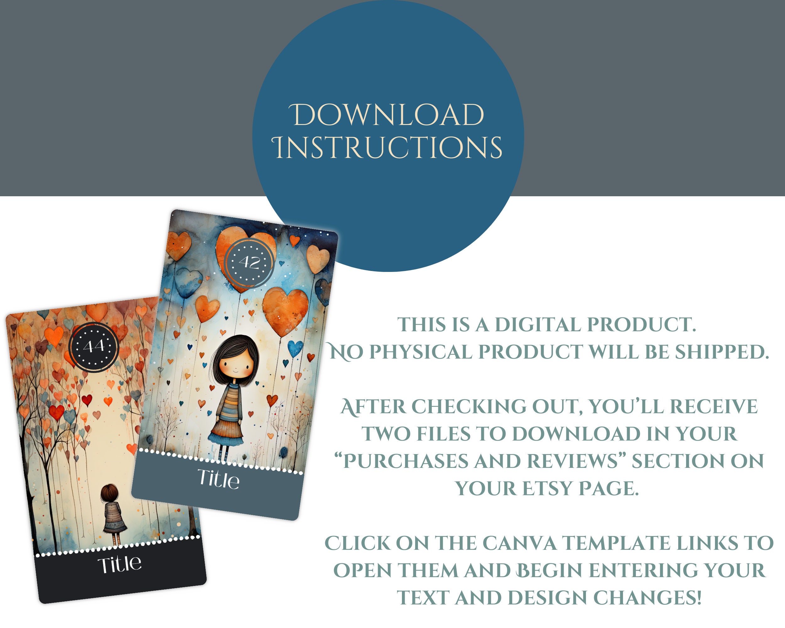 Inner Child Printable Oracle Card Deck, Editable Canva Template, Oracle ...