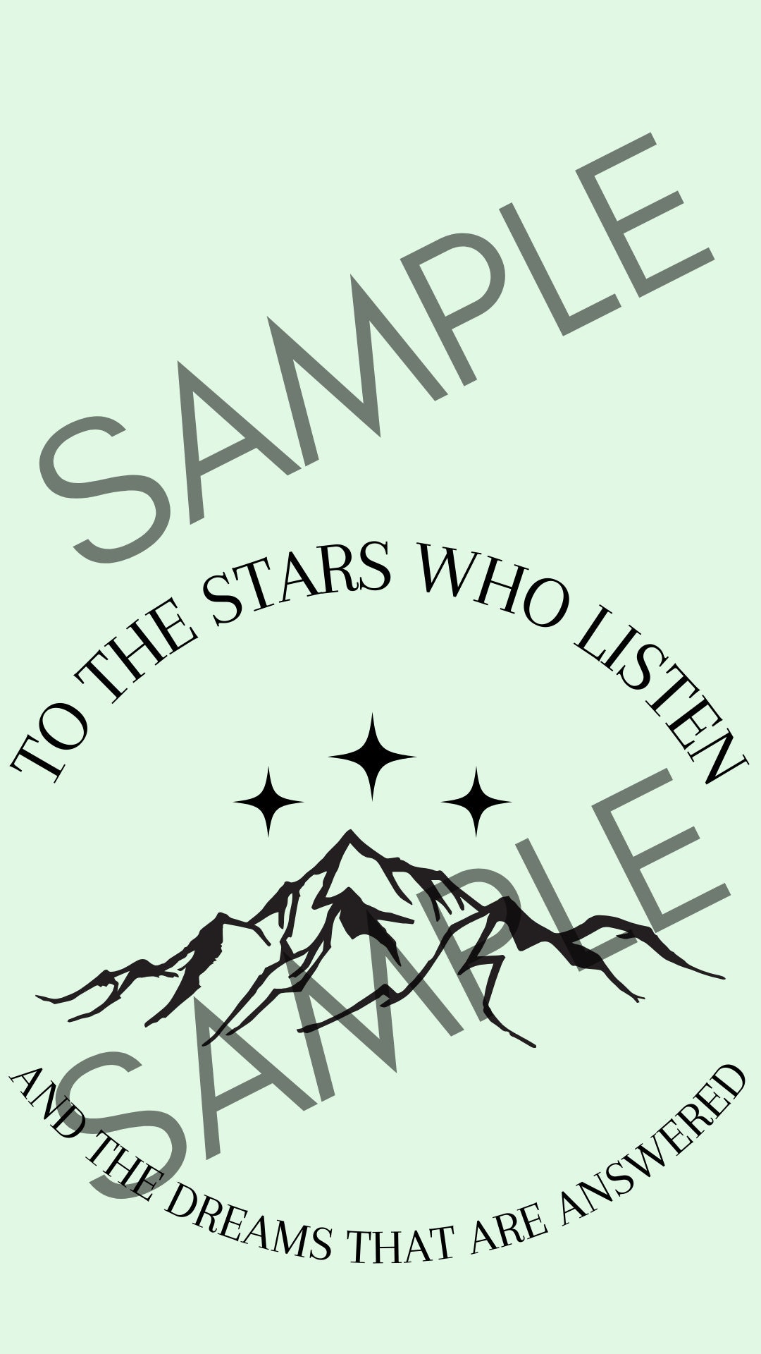 ACOTAR Phone Backgrounds Digital Download Set of 4 iPhone Wallpapers - Etsy