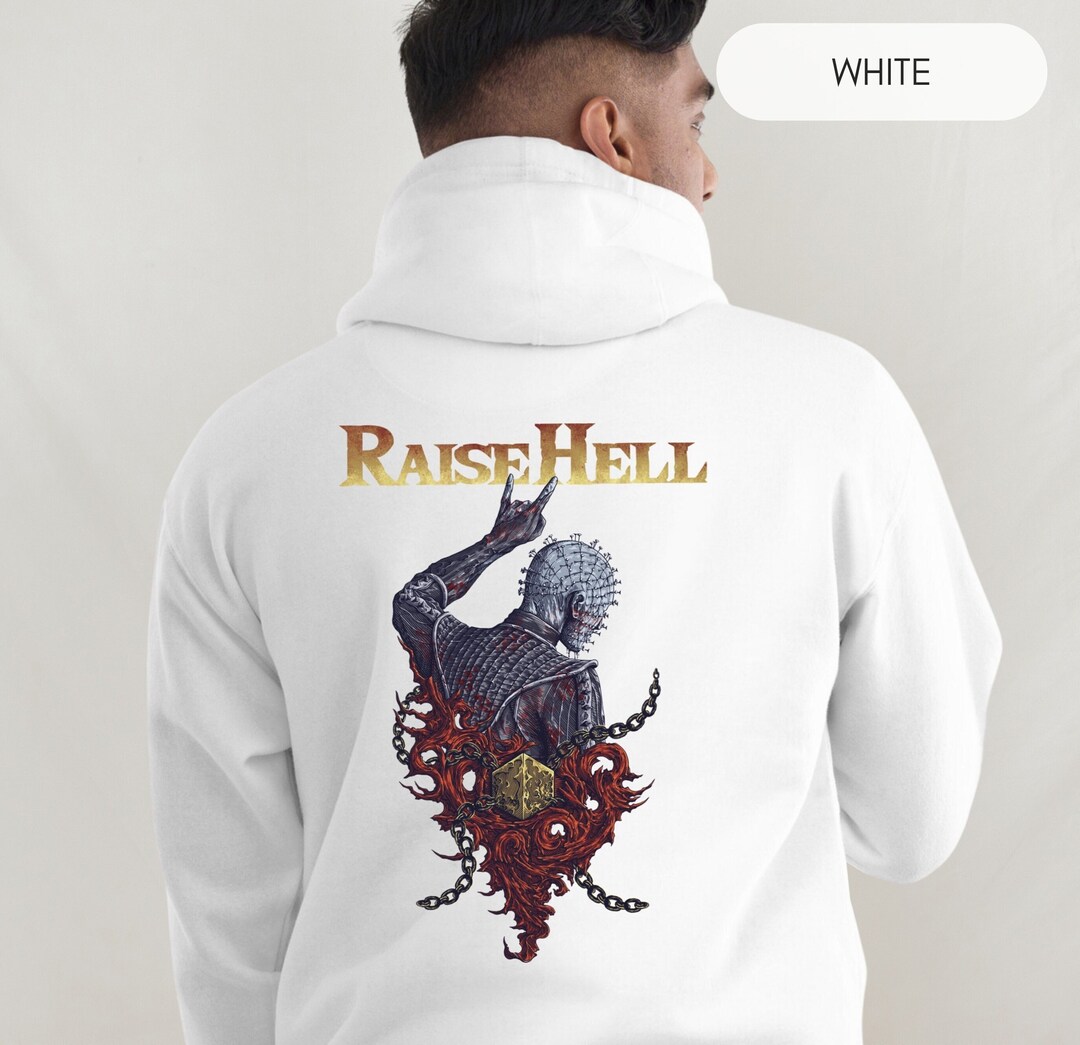 Hellraiser Hoodie for Him Horror Movie Hoodie Alternative Hooded ...