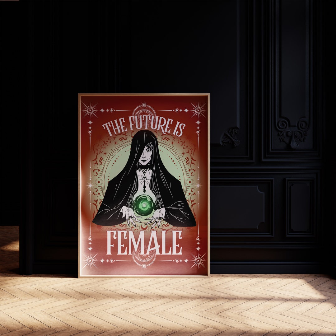 Freak Show Poster Vintage Gothic Wall Decor for Office Crystal Ball ...