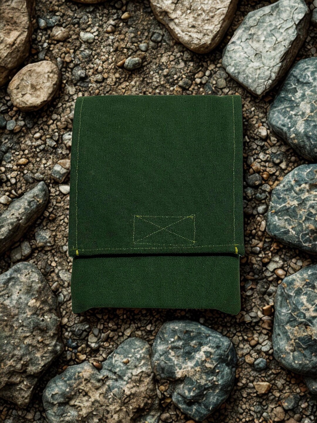 Field Camp Notebook Belt Pouch – Hunter Green Canvas Case for 5x8" Rite ...
