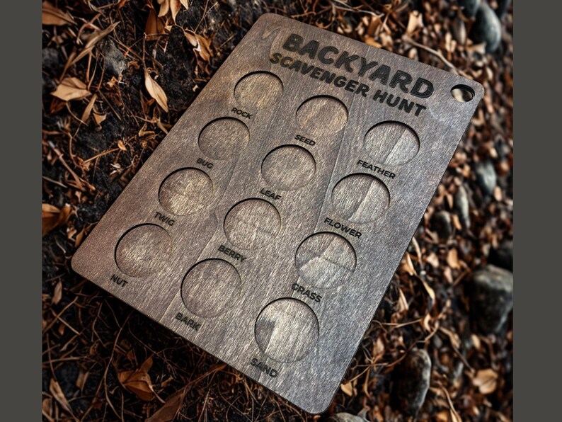 Encourage Outdoor Adventures With Personalized Nature Hunt Board for ...