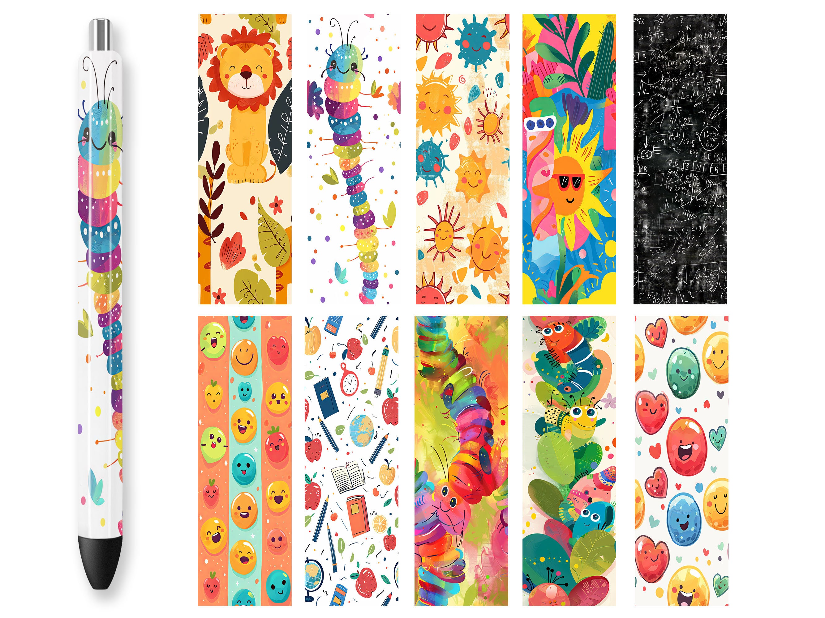 30 Back to School Digital Pen Wrap Bundle, Student Gift, Teacher Gift ...