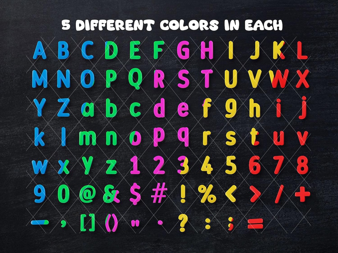 Fridge Magnet Alphabet Clipart, Upper Case & Lower Case Letters ...