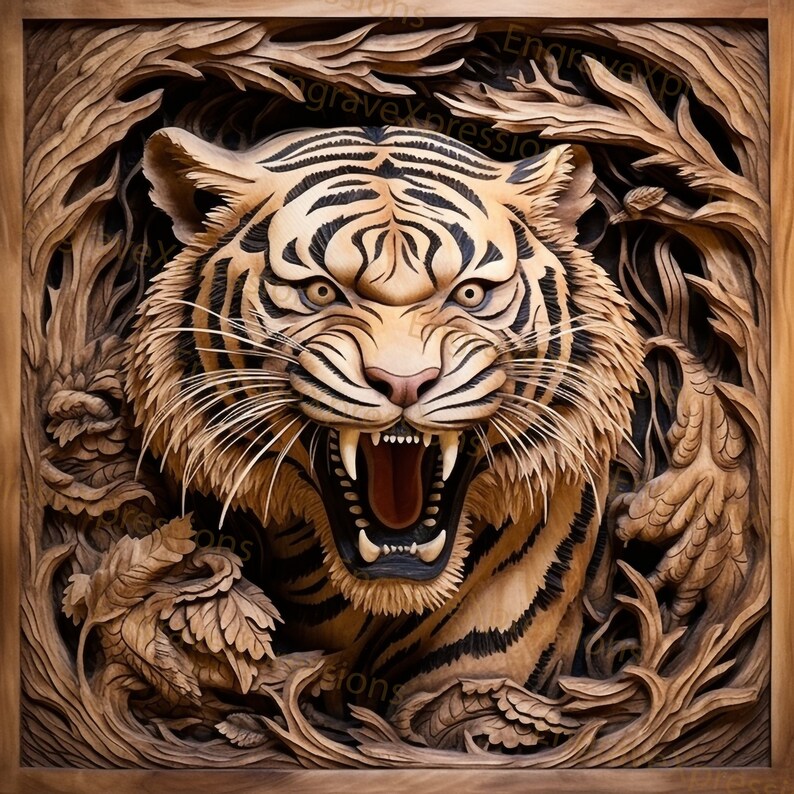 Laser Burn PNG 3D Illusion Engrave Laser Ready Lightburn File Digital ...