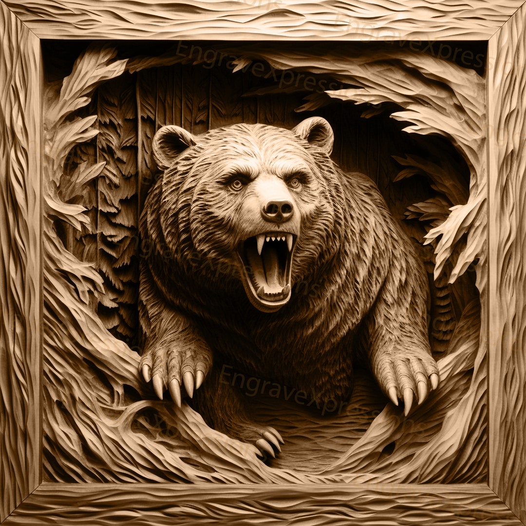 Laser Burn PNG | 3D Illusion | Engrave | Laser Ready | Lightburn File ...