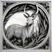 3D Gemsbok Antelope Laser Engrave File: Illusion Design (PNG, SVG) - Etsy