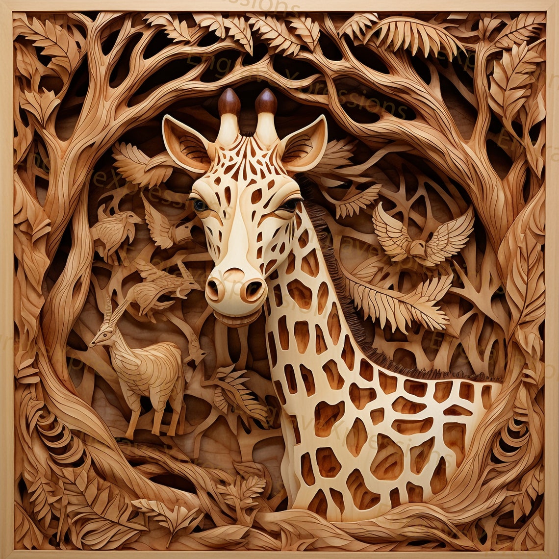 Laser Burn PNG 3D Illusion Engrave Laser Ready Lightburn File Digital ...