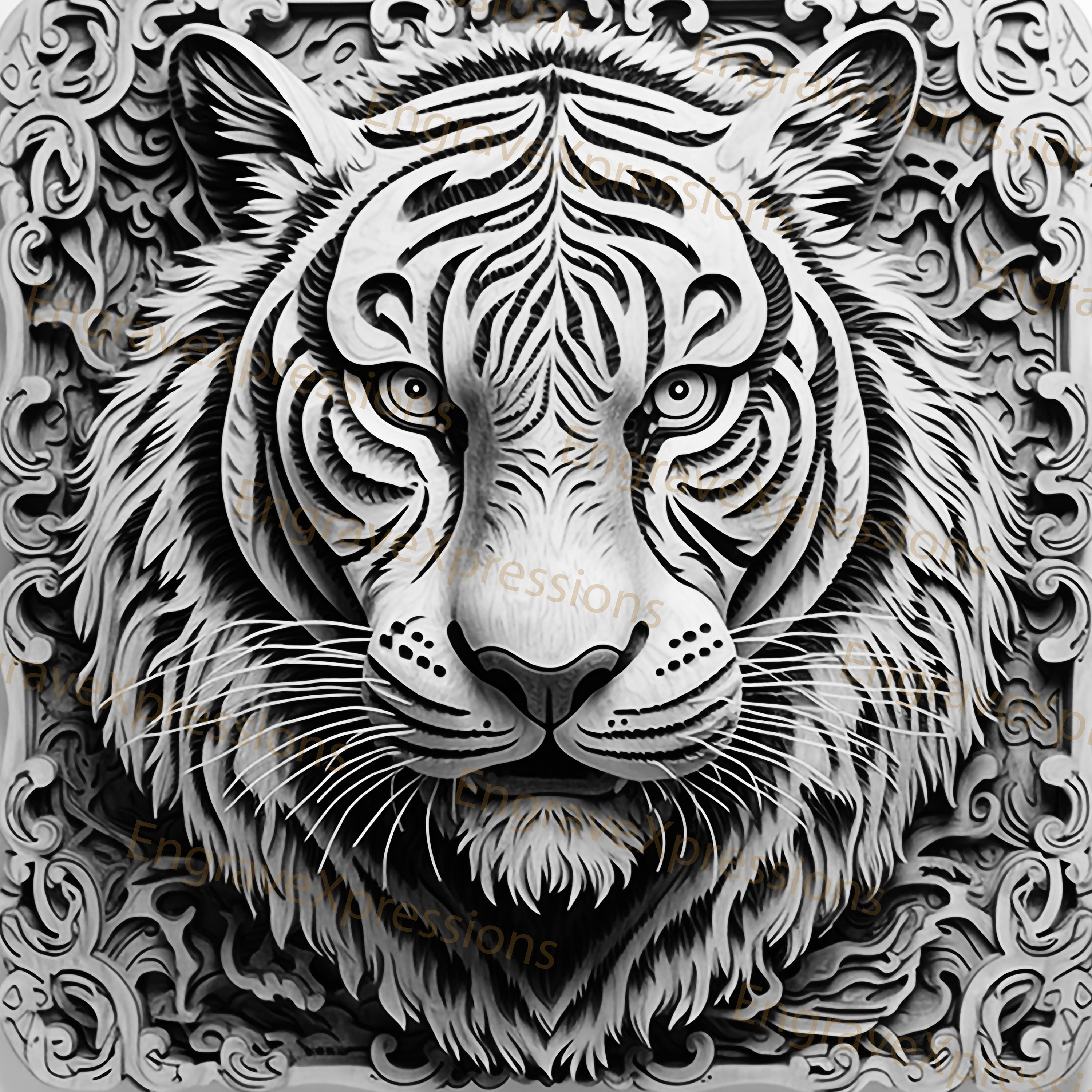 Láser Burn PNG / Ilusión 3D / Grabado / Láser Listo / Archivo Lightburn ...