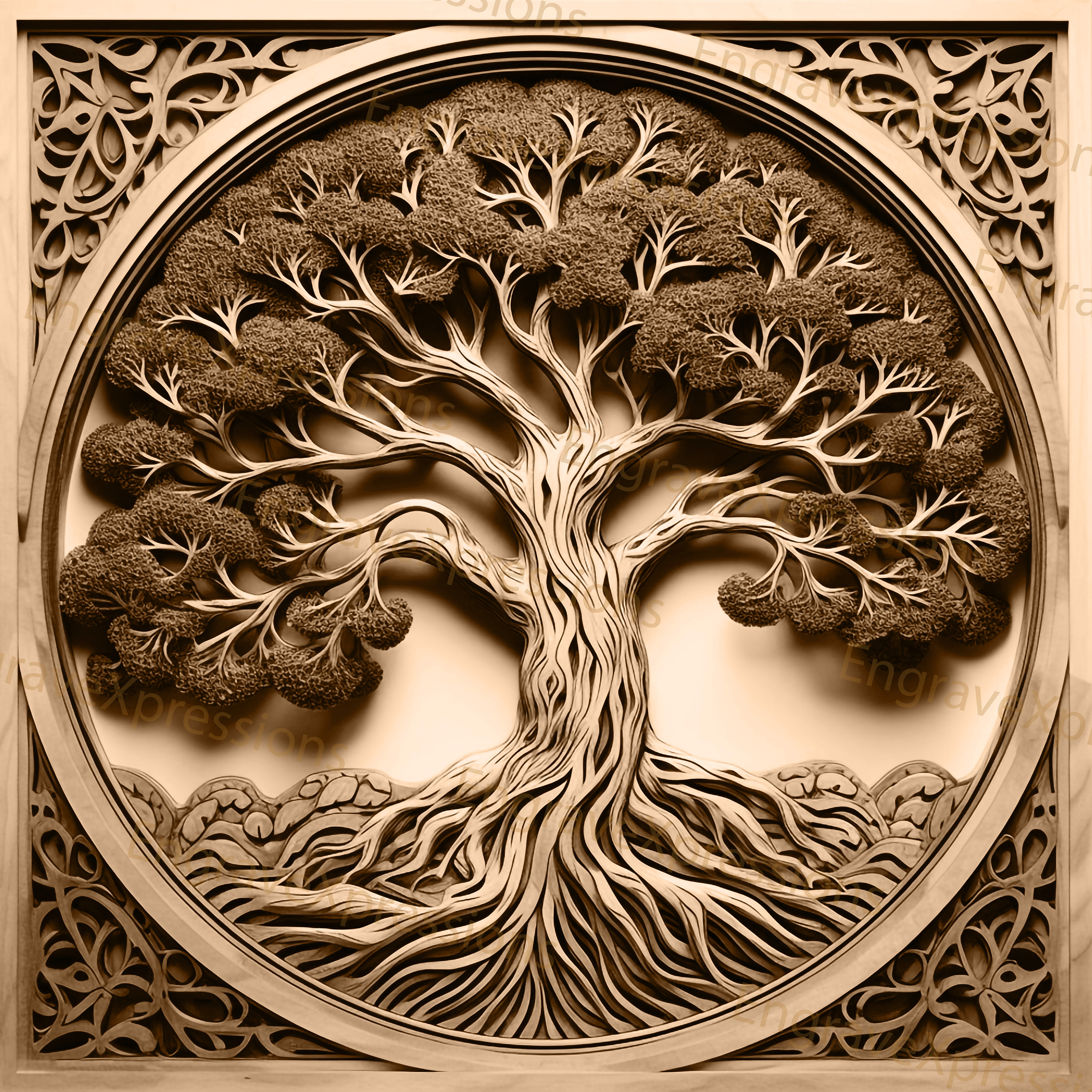 Laser Burn PNG 3D Illusion Engrave Laser Ready Lightburn File Digital ...