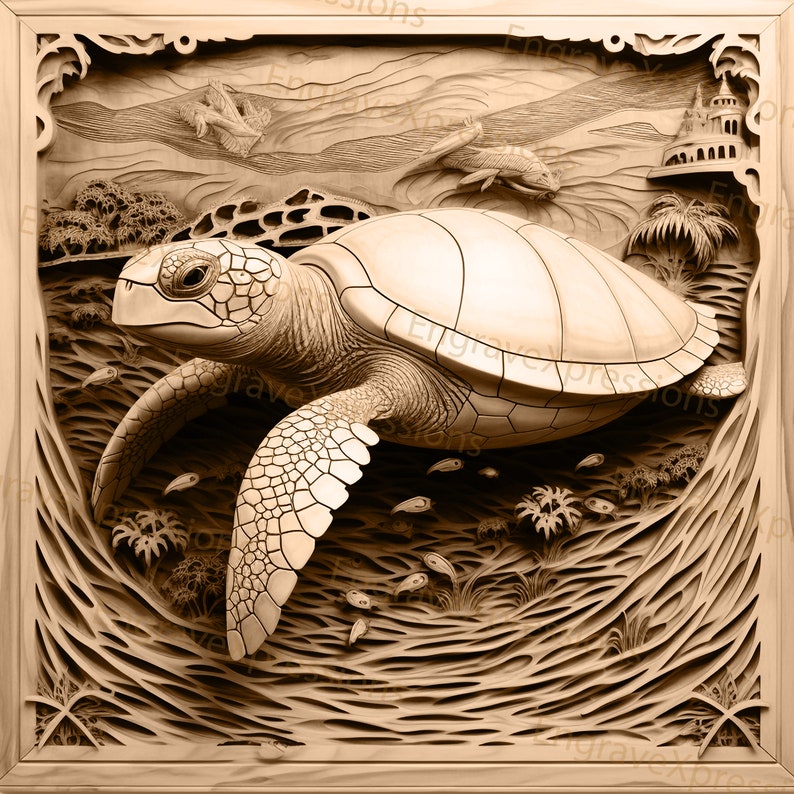 Laser Burn PNG 3D Illusion Engrave Laser Ready Lightburn File Digital ...