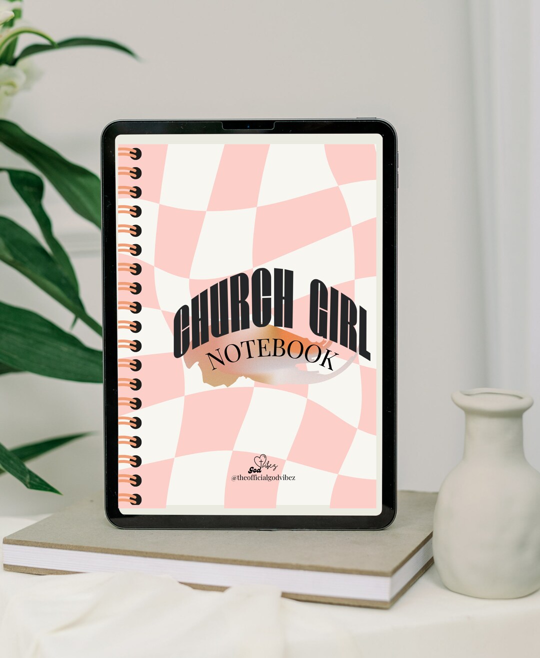 Digital Church Girl Aesthetic Notebook - Etsy