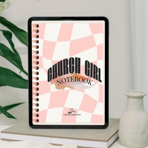 Digital Church Notebook - Etsy