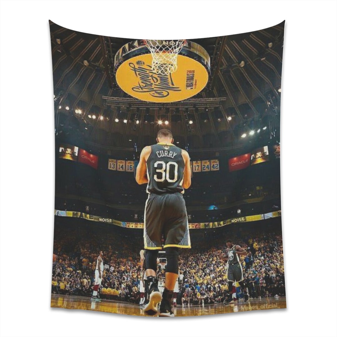 Steph Curry Flag, Golden State Warriors Flag, NBA Poster, Curry Printed ...