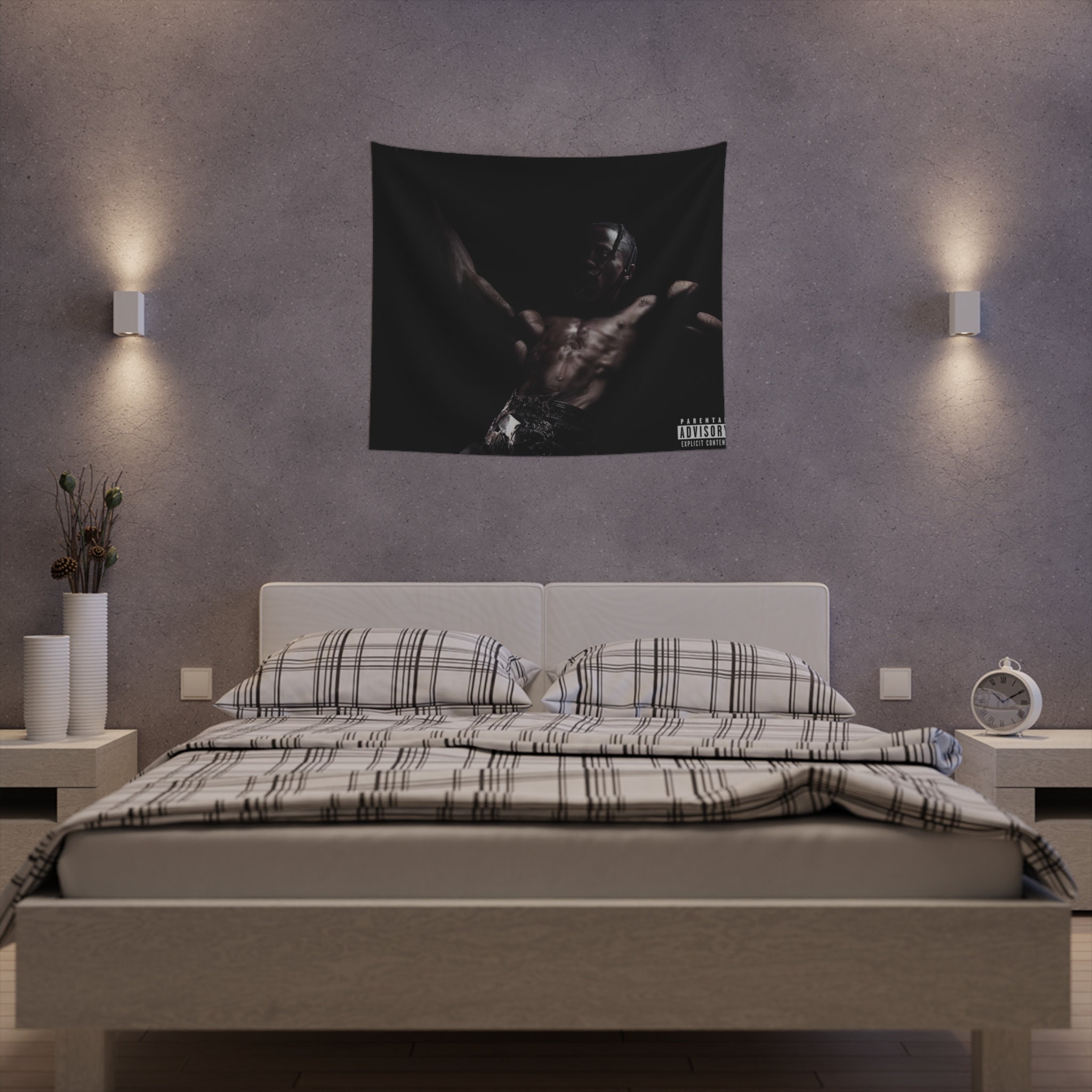 Travis Scott Utopia Flag, Utopia Alub Cover, Travis Scott Dorm Flag ...