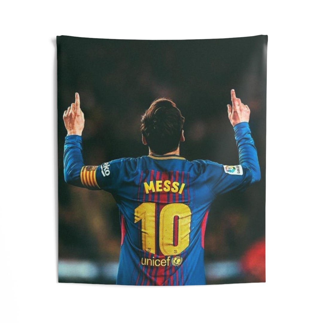 Lionel Messi Flag, Messi Wall Tapestry, FCB Flag - Etsy