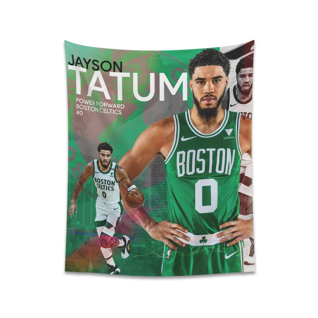 Jayson Tatum Flag, NBA Poster, Boston Celtics Flag, Tatum Printed Wall ...