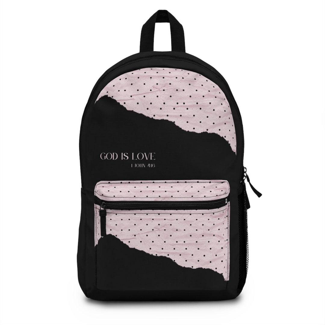 Christian Backpack 1 John 4:16 Bag Women Backpack Women Accessories ...