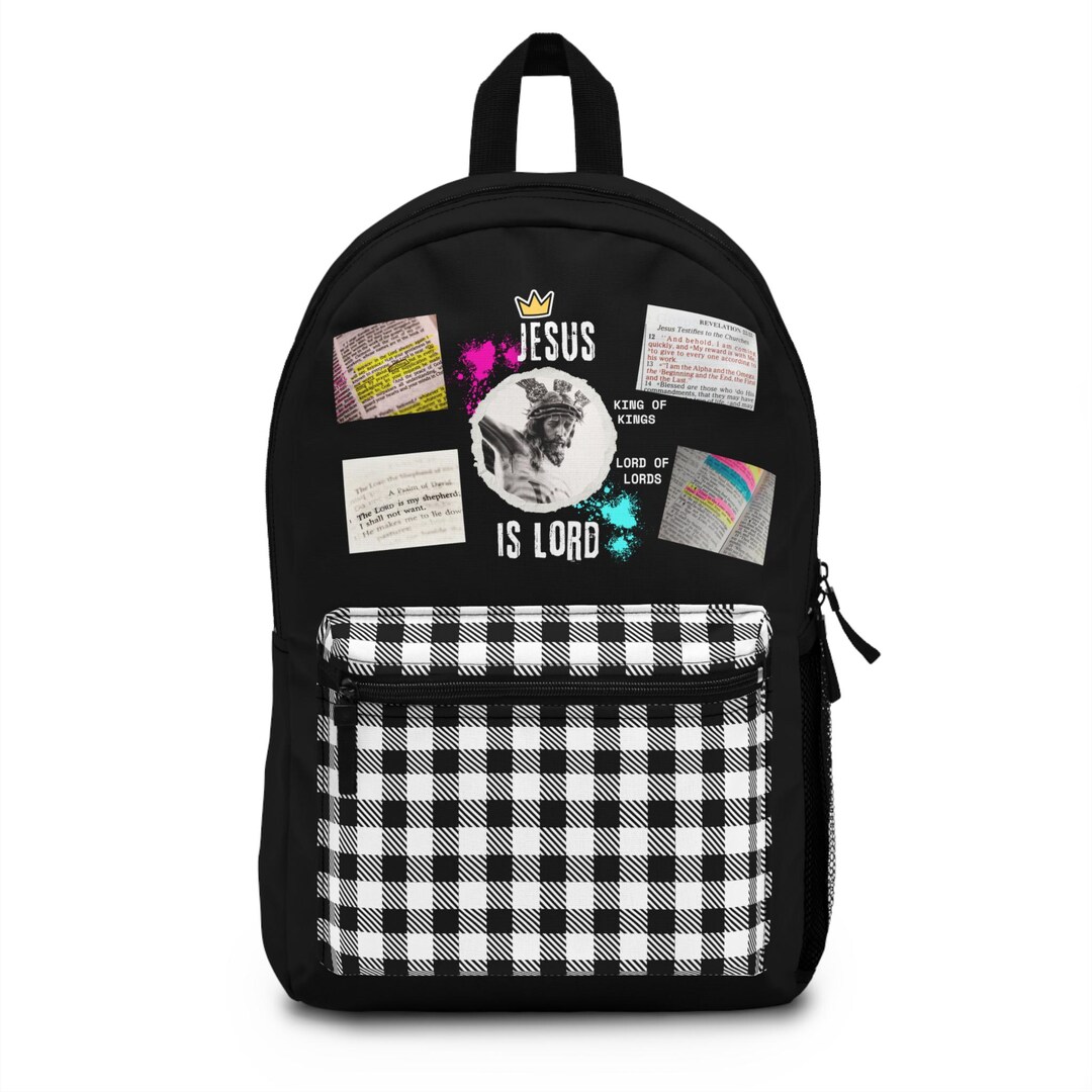 Christian Haversack Backpack Jesus is Lord Backpack Christian Gear Bag ...