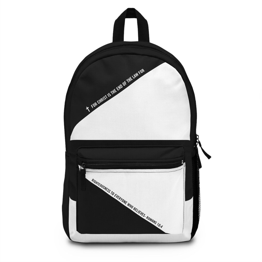 Jesus Backpack Christian Backpack Romans 10:4 Stylish Backpack ...
