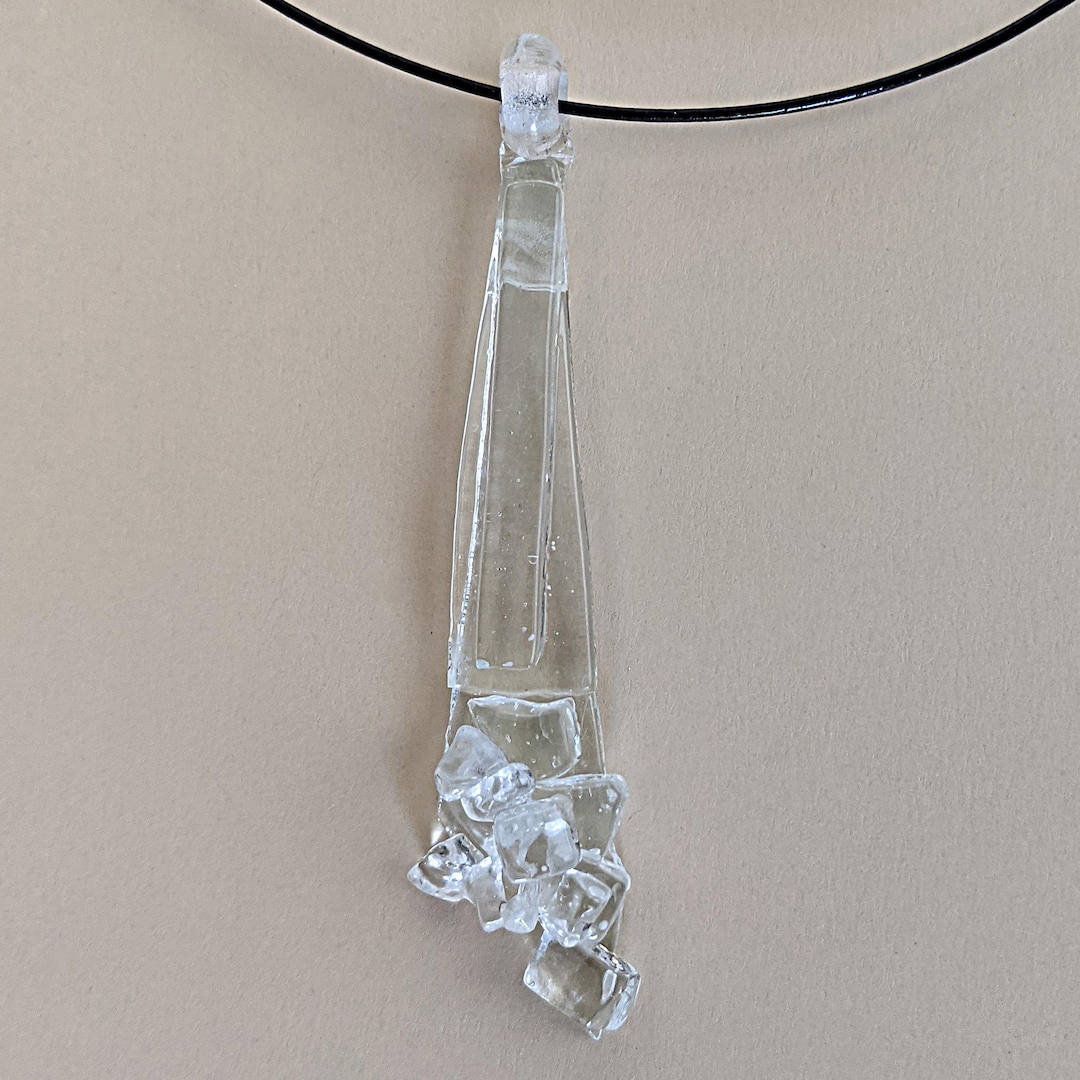 Unique Upcycled Jewelry. 100% RECYCLED. One-of-a-kind GLASS PENDANT ...