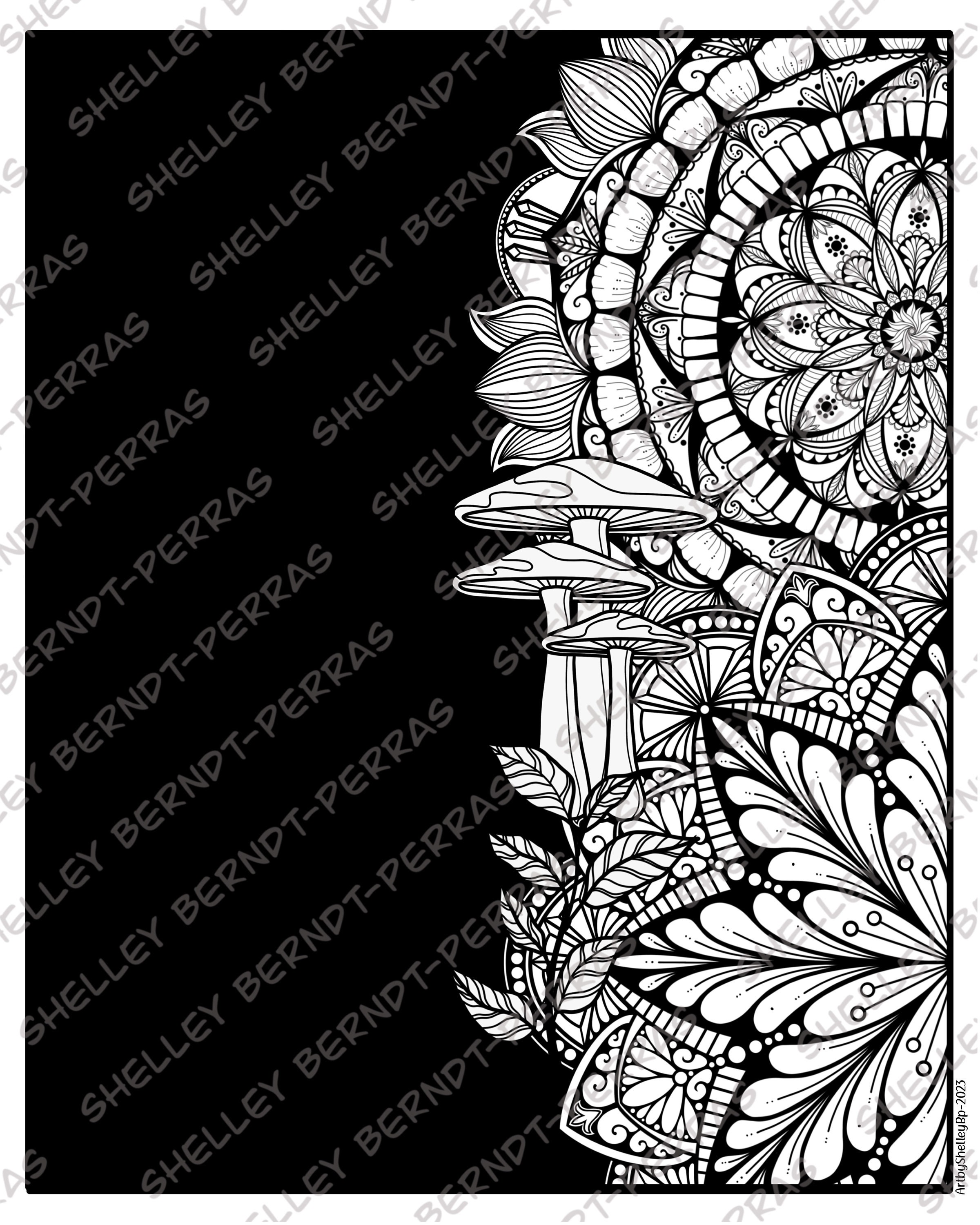 Mandala 1-20 Printed Mandala Coloring Pages - Etsy