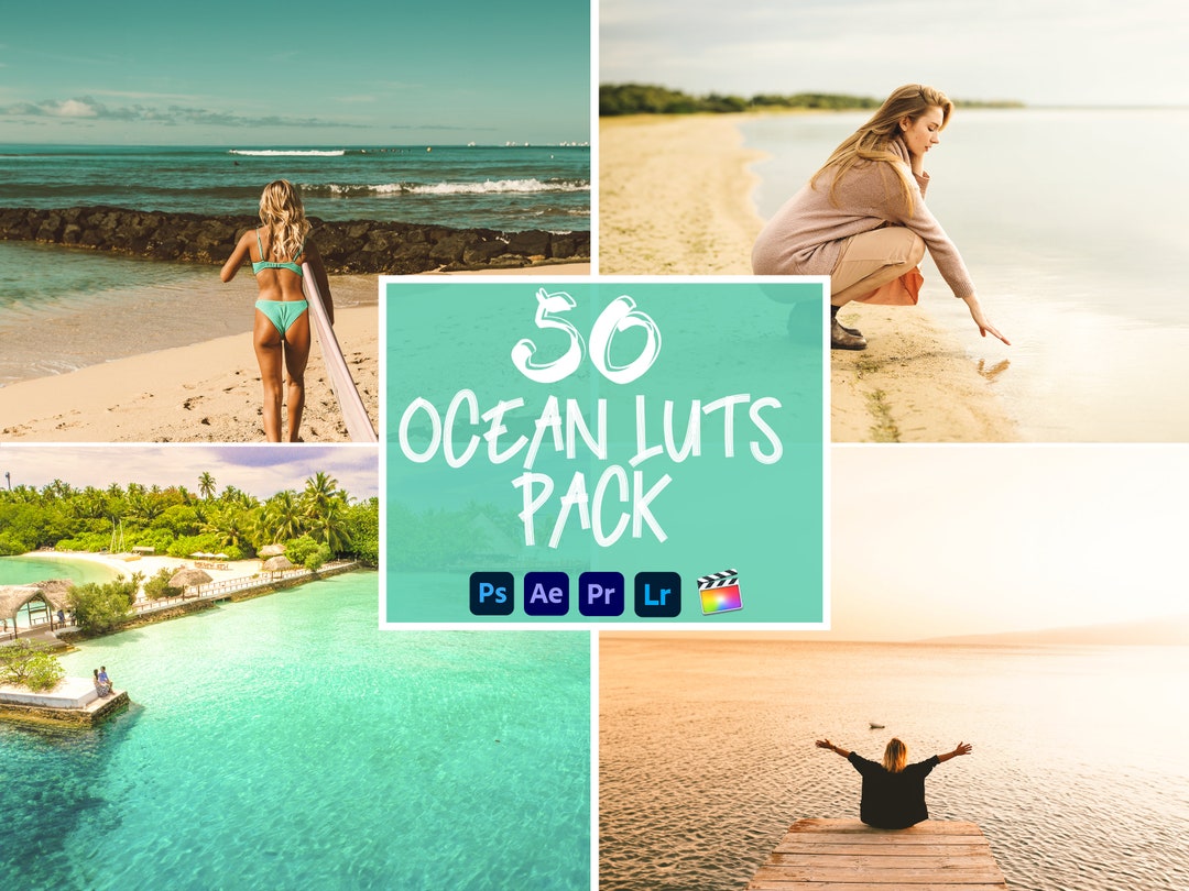 50 Ocean Luts Pack Lightroom Preset Pack and Video Luts - Etsy UK