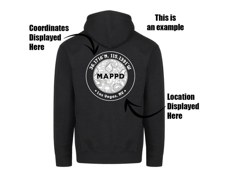 Custom Topo Map, Topography Hoodie, National Park Sweater, Adventure ...