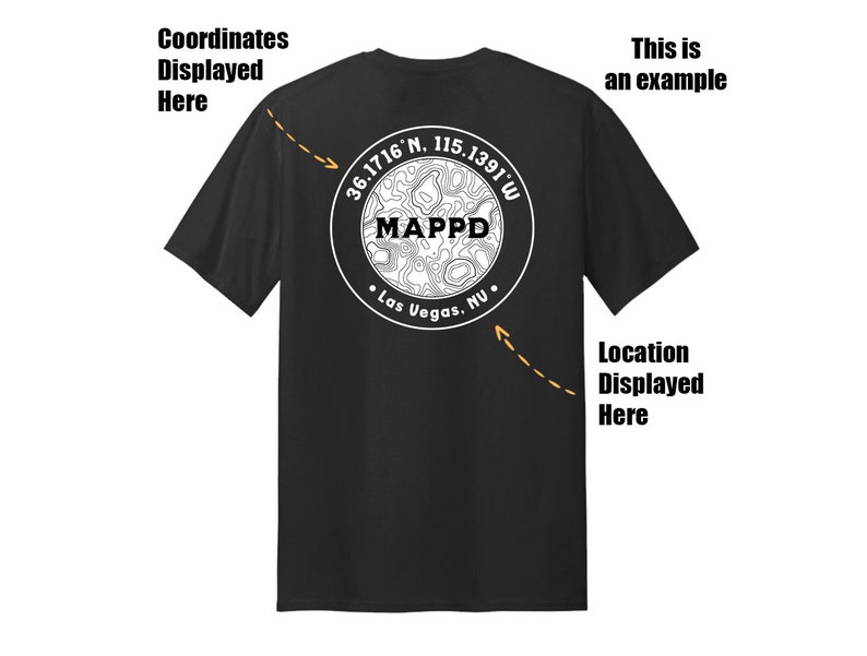 Custom Topo Map, Topography Tshirt, National Park Shirt, Adventure ...