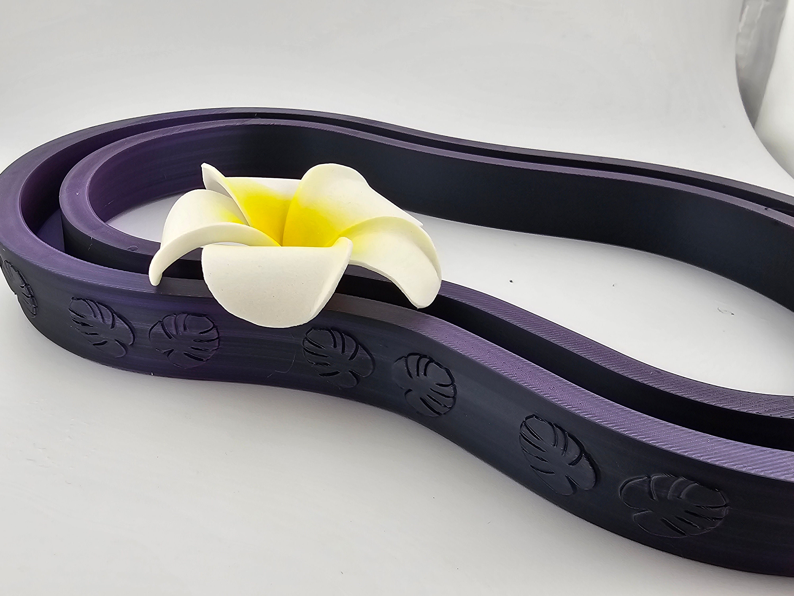 3D Printed Lei Vase narrow Monstera Version - Etsy