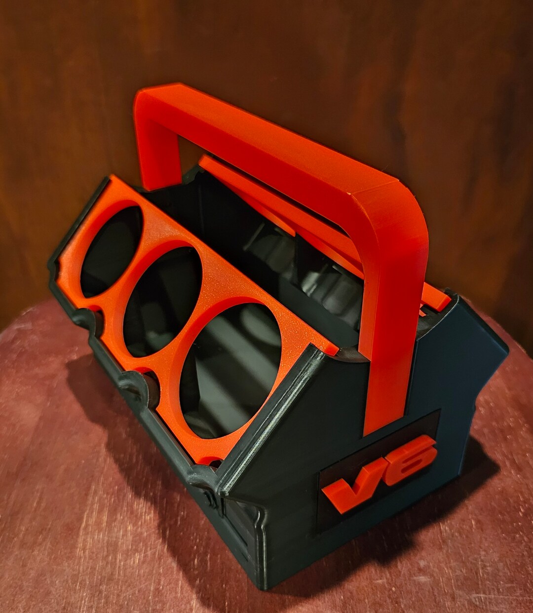 3D Printed V6 Can Cooler Customizable Colors and Name - Etsy