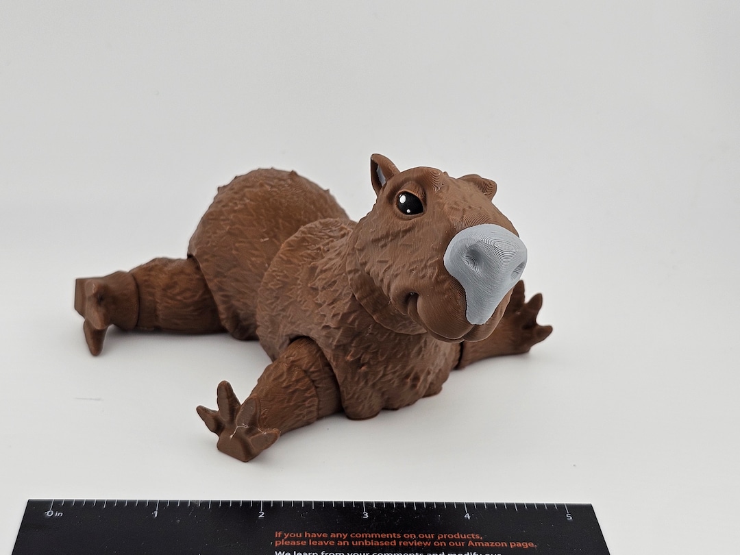 Large Articulating Capybara - Etsy