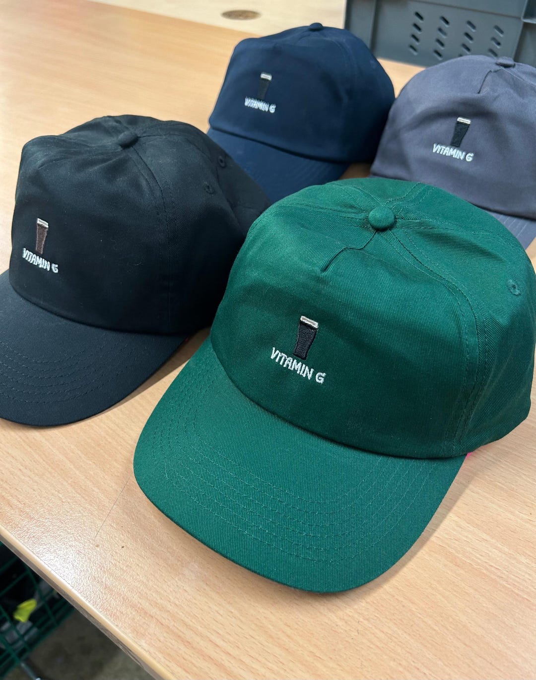 Vitamin G Embroidered Cap | Guinness Inspired Men's Hat, Pub Culture ...