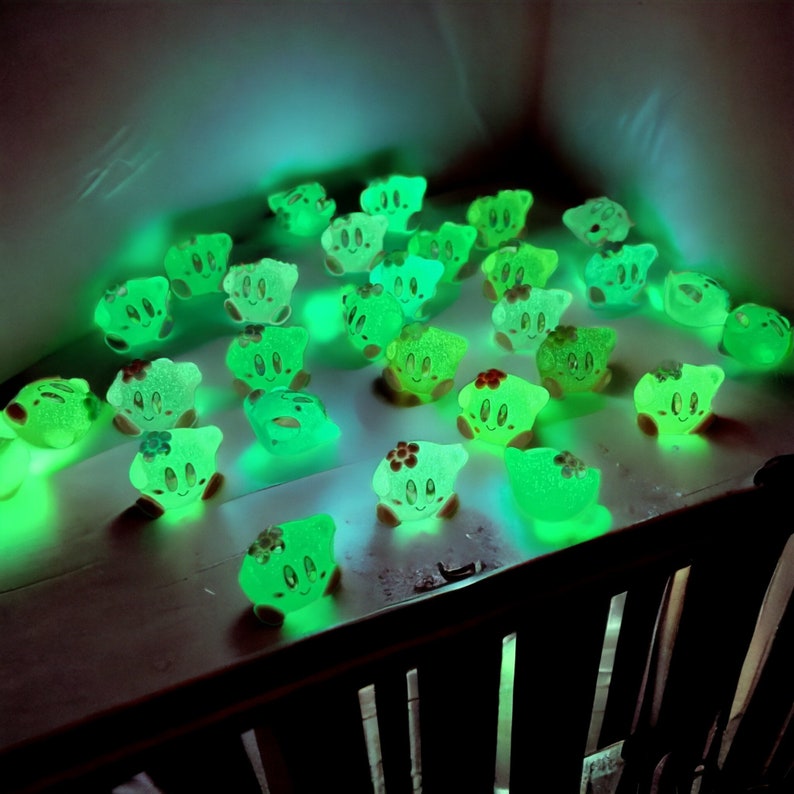 Cute Kirby Anime Glowin the Dark Roomdecore Kirby Gift Desk - Etsy ...