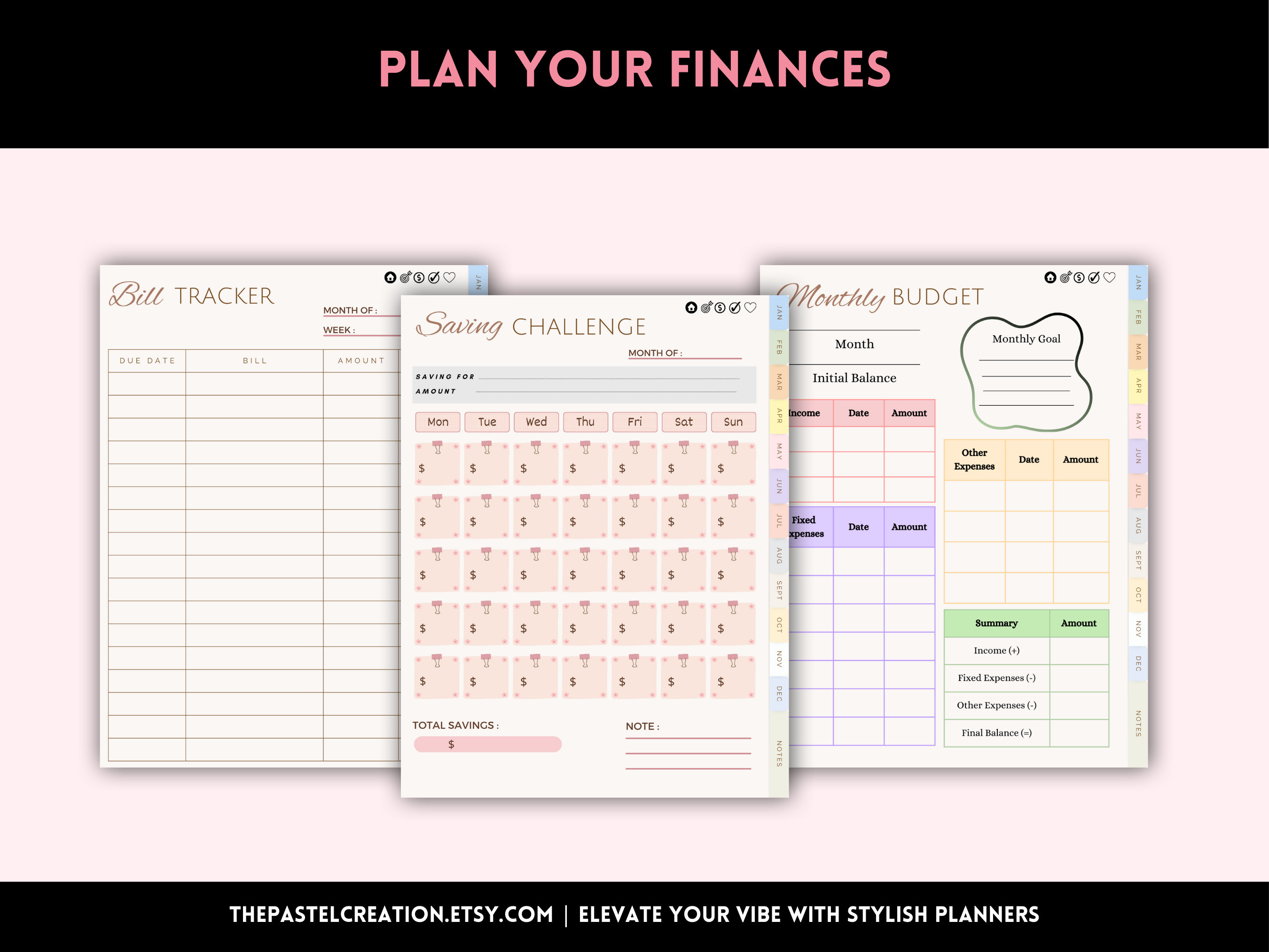 2024 Digital Planner-that Girl Aesthetics, Goodnotes, Notability Self ...