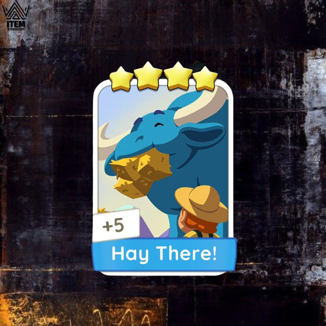 Hay There 4 Stars Monopoly Go Stickers Cards - Etsy