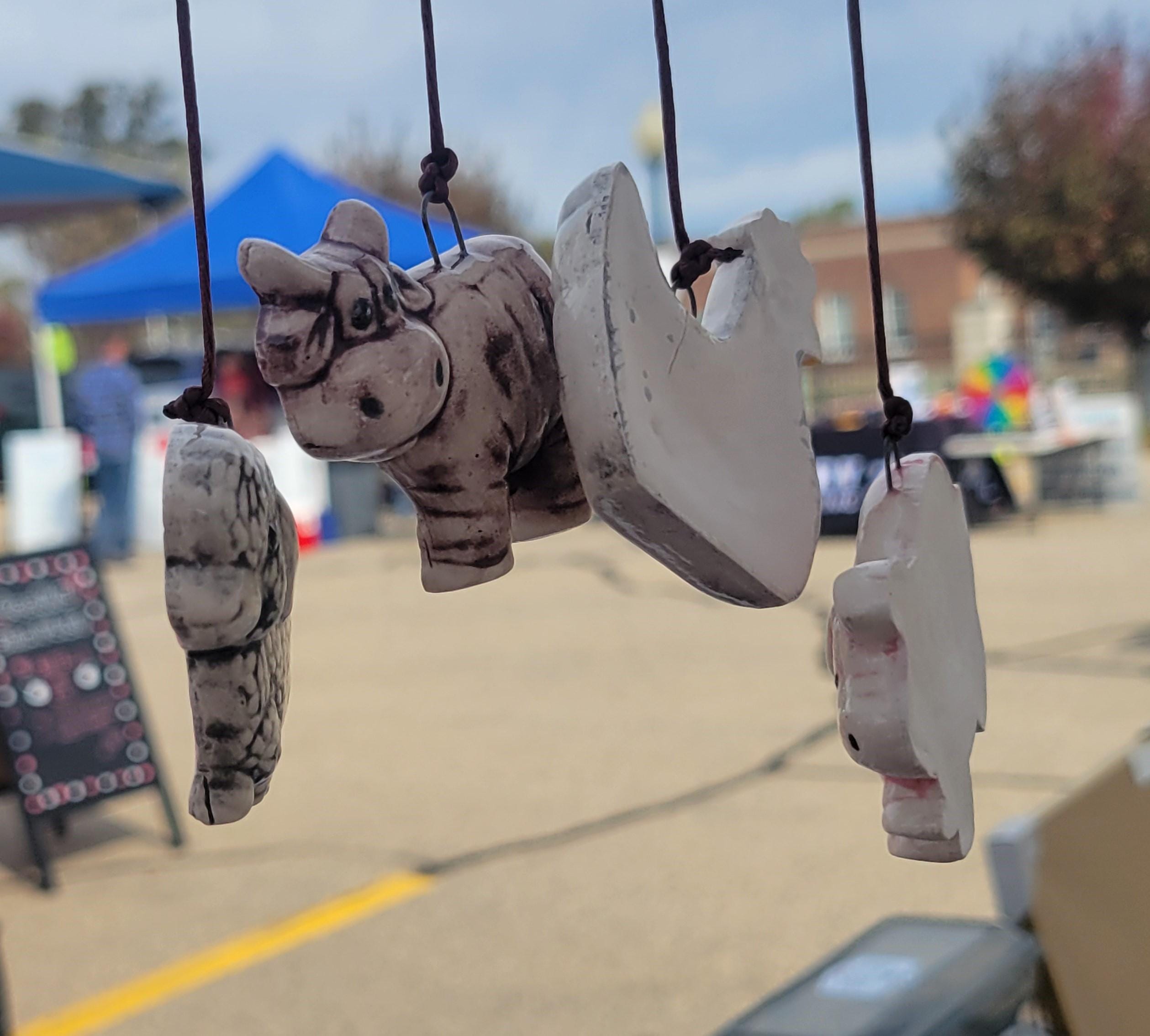 Barn Wind Chime With Farm Animals - Etsy