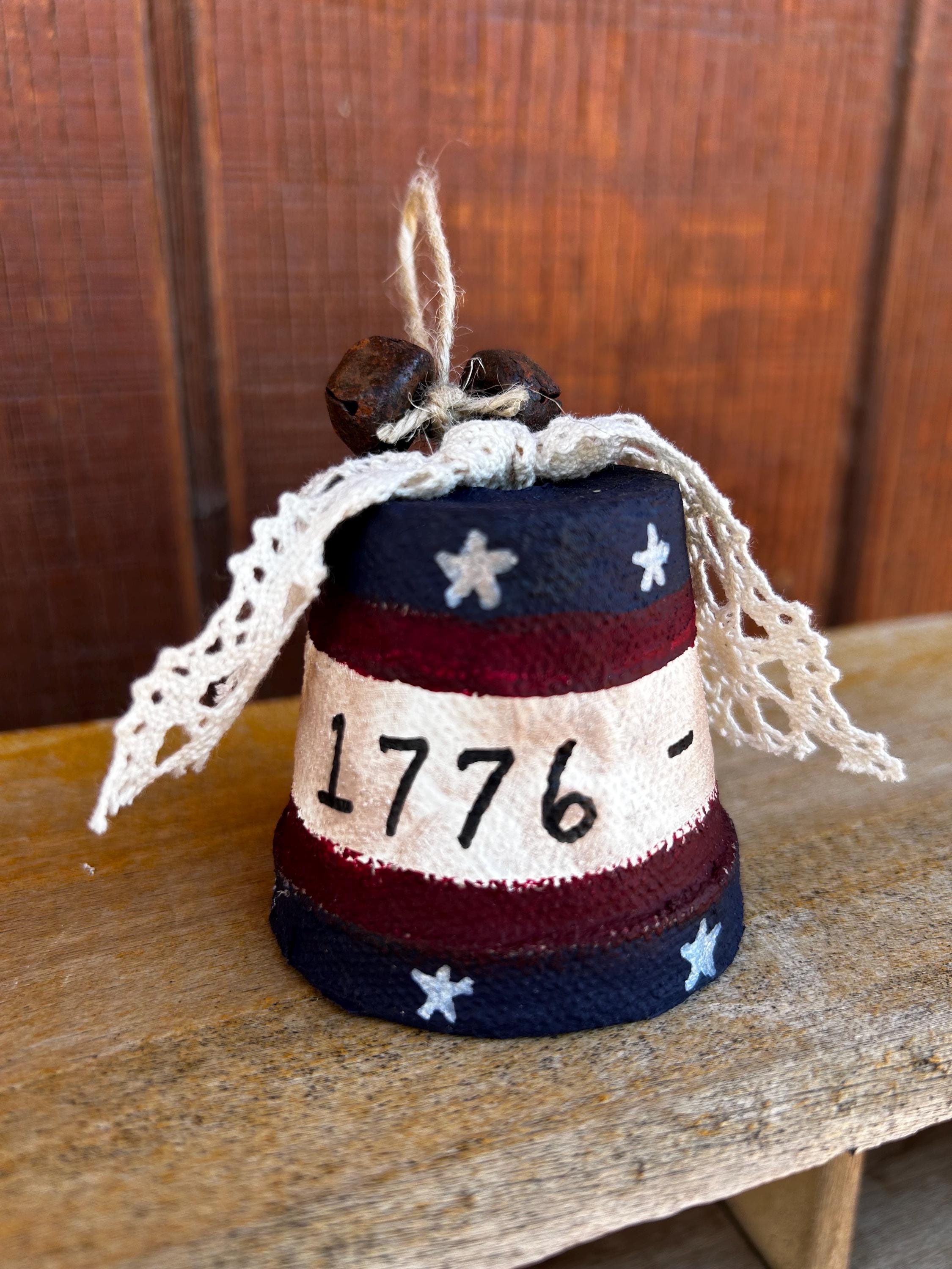 Primitive Patriotic Bells (set of Two) - Etsy