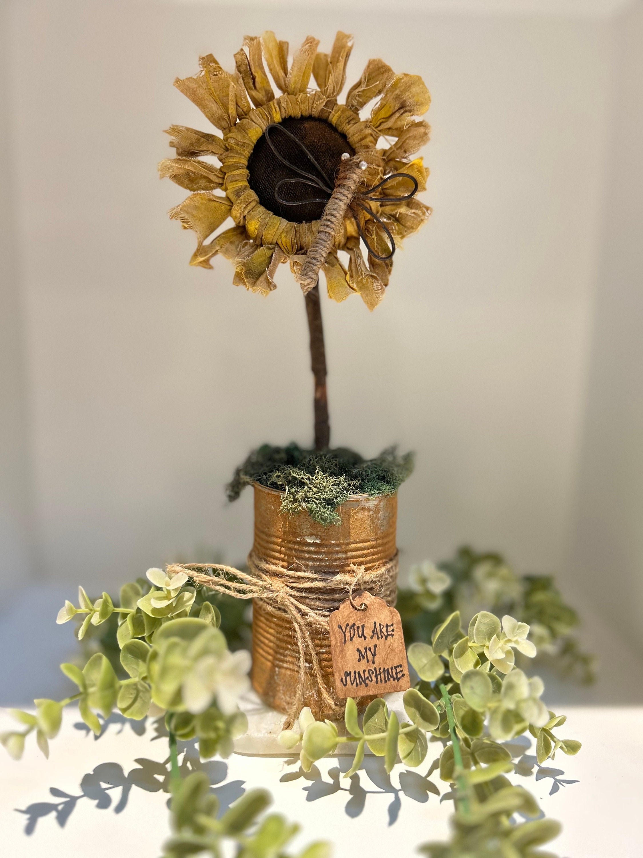 Sunflower Handcrafted Rustic Decor - Etsy