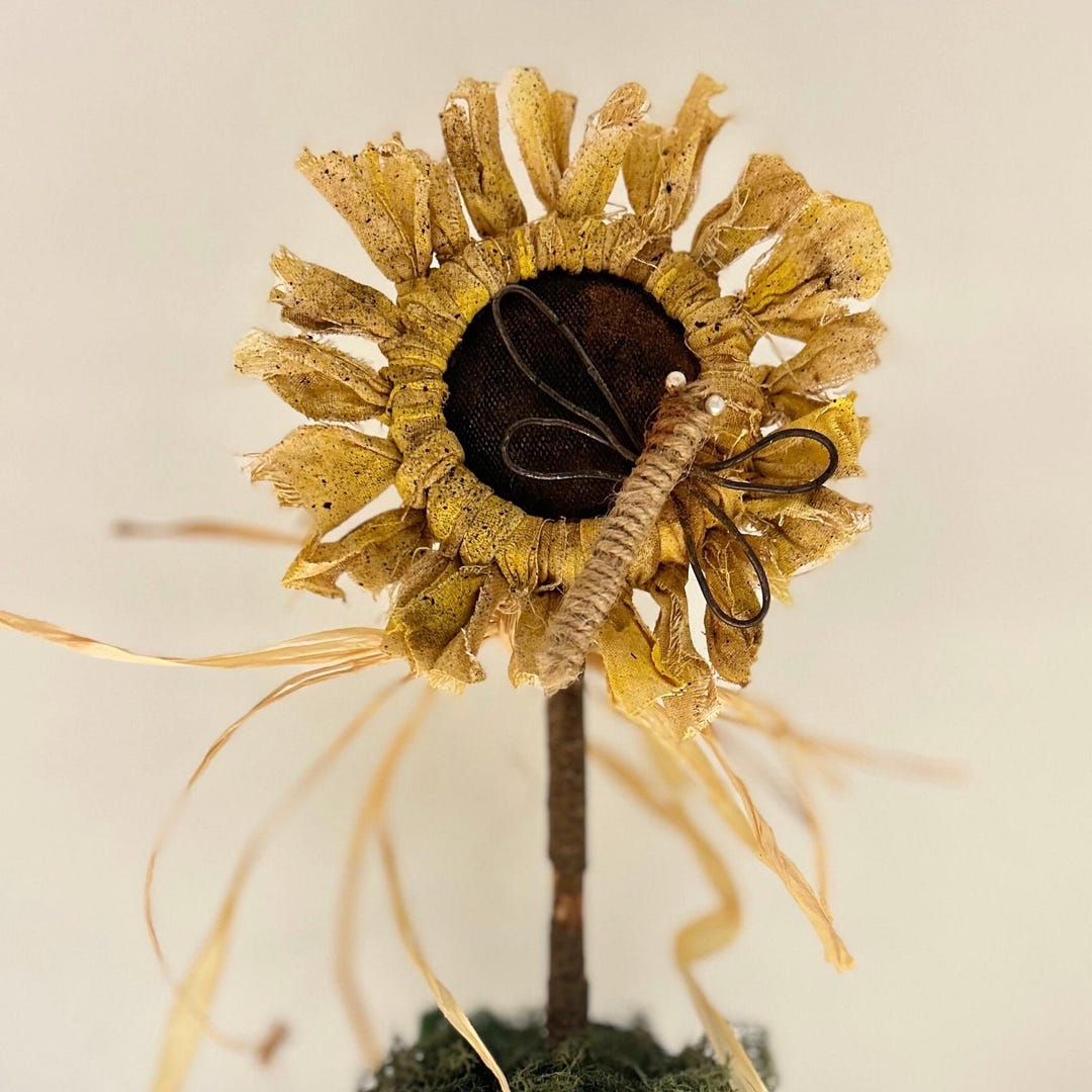 Sunflower Handcrafted Rustic Decor - Etsy